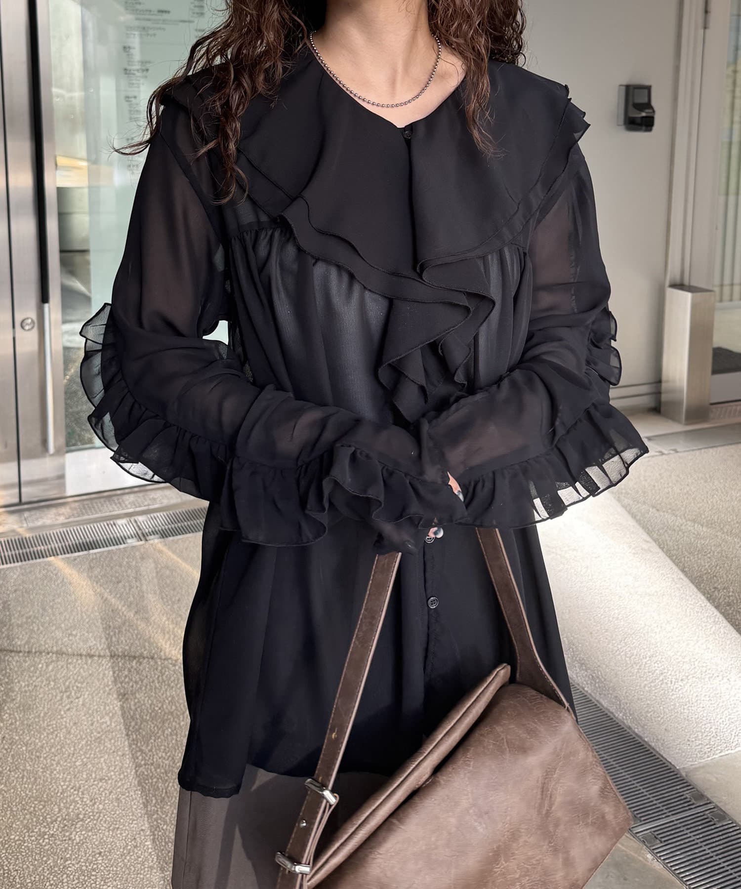 [mline]ラッフルブラウス | mystic(ミスティック)レディース | PAL CLOSET(パルクローゼット) - パルグループ公式 ...