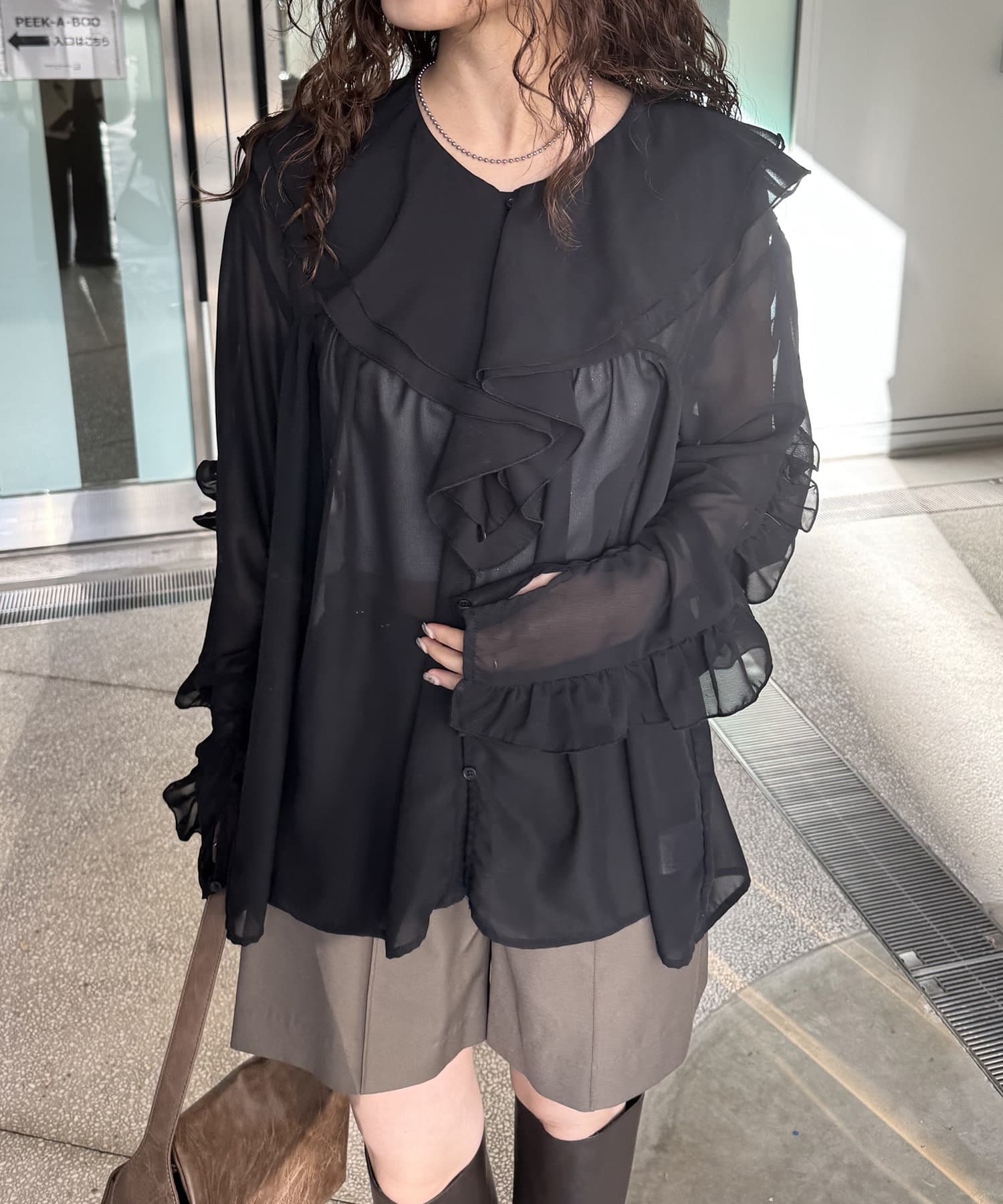 [mline]ラッフルブラウス | mystic(ミスティック)レディース | PAL CLOSET(パルクローゼット) - パルグループ公式 ...