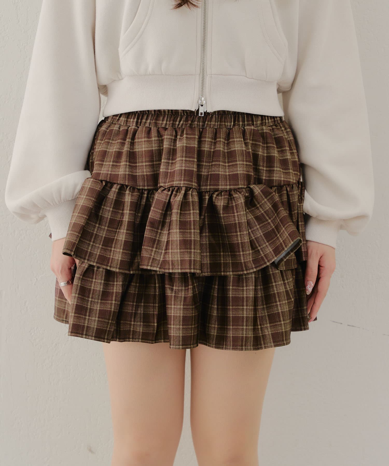 フリルチェックスカート | Remind me and forever(リマインドミーアンドフォーエバー)レディース | PAL CLOSET ...