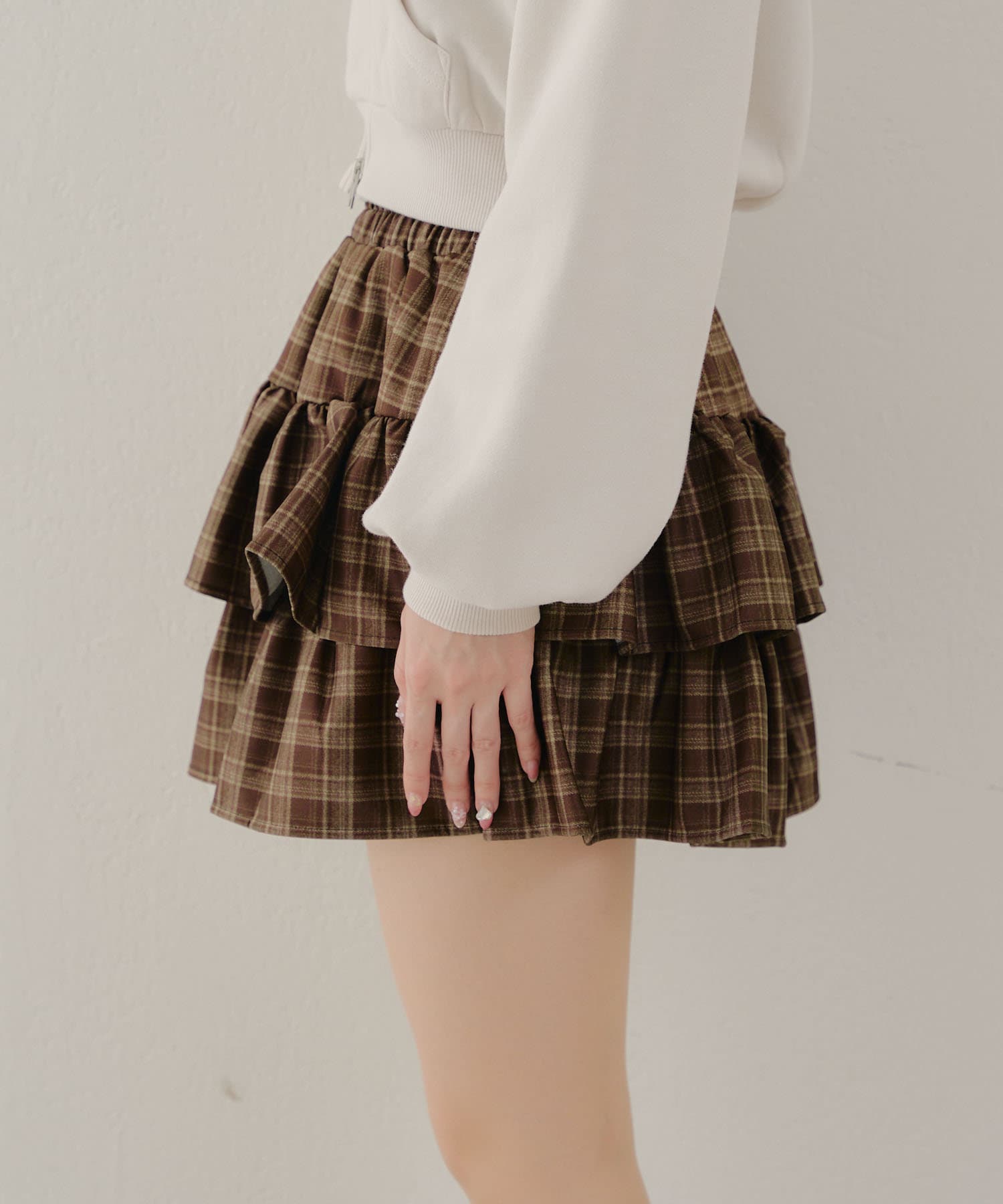 フリルチェックスカート | Remind me and forever(リマインドミーアンドフォーエバー)レディース | PAL CLOSET ...