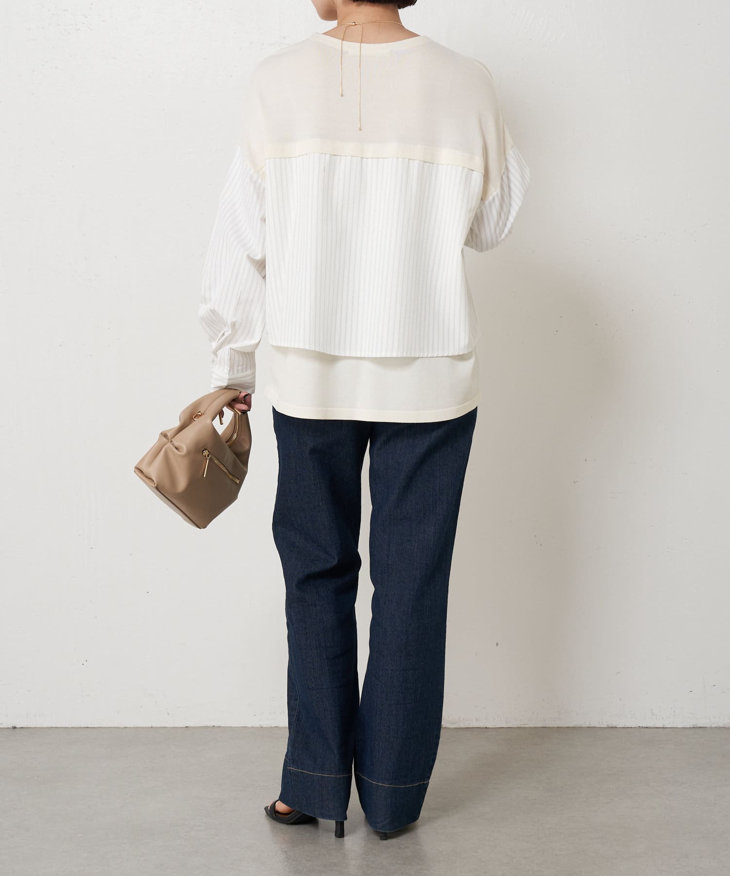 レイヤード風バイカラーブラウス | Jena espace merveilleux(ジェナ エスパスメルヴェイユ)レディース | PAL ...