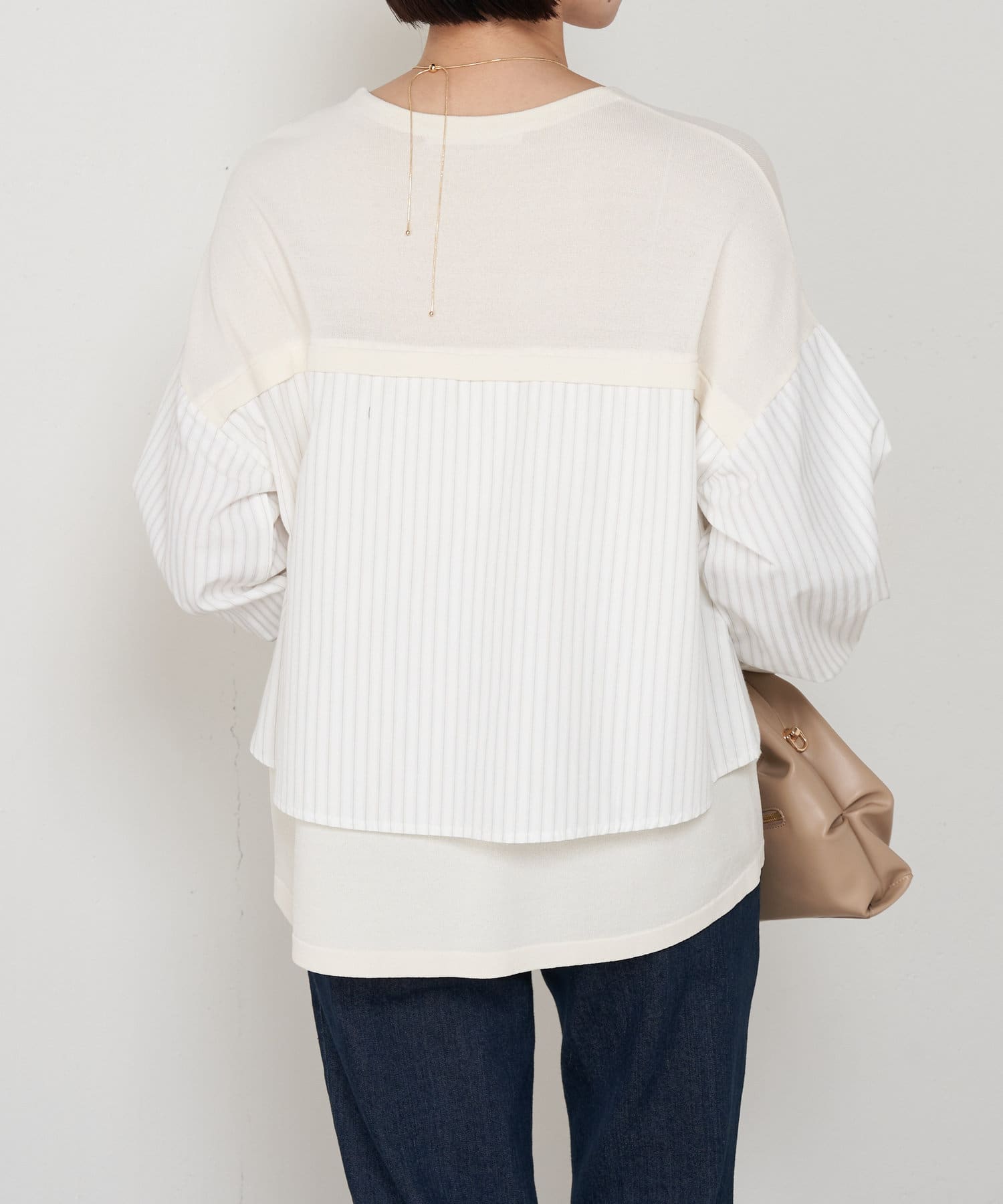 レイヤード風バイカラーブラウス | Jena espace merveilleux(ジェナ エスパスメルヴェイユ)レディース | PAL ...