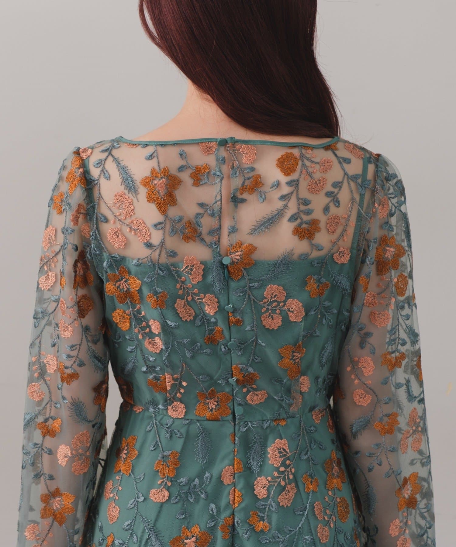 【結婚式/オケージョンドレス】embroidery organdy dress | Kastane(カスタネ)レディース | PAL ...