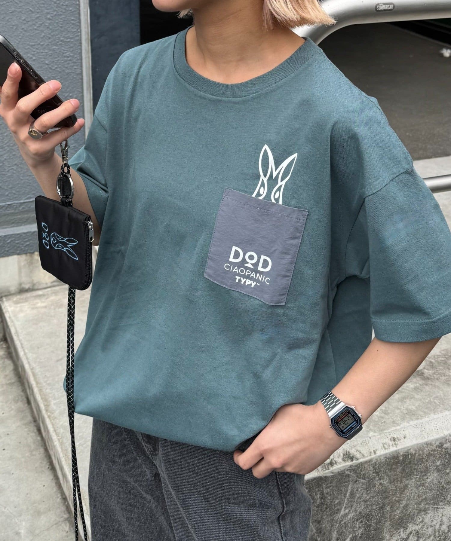 【DOD別注】カエッテキタポケティー / レディース/パルクロ・カメイド限定 | CIAOPANIC TYPY(チャオパニックティピー ...