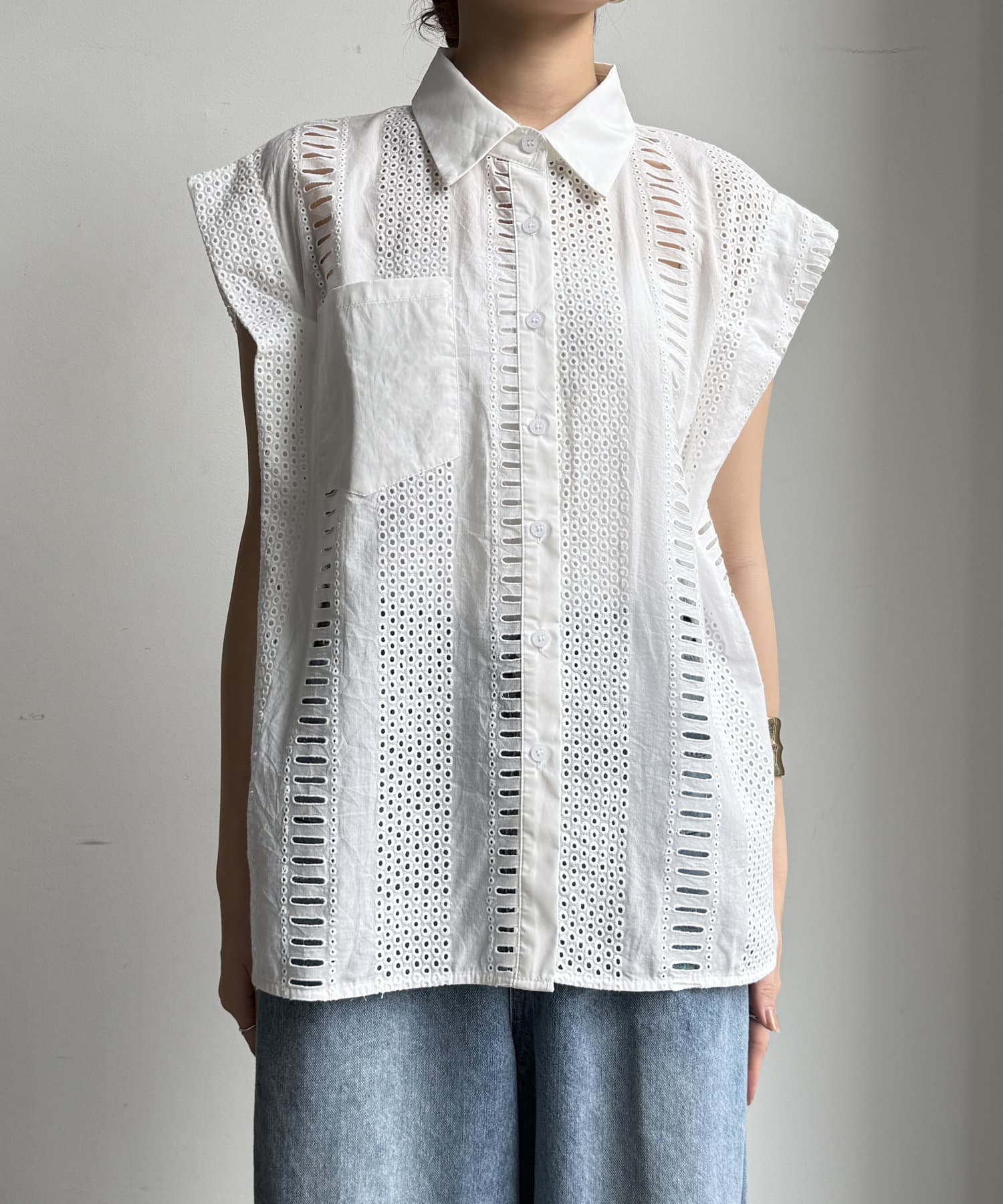 【WEB限定】ハシゴレースシャツ | DOUDOU(ドゥドゥ)レディース | PAL CLOSET(パルクローゼット) - パルグループ公式 ...