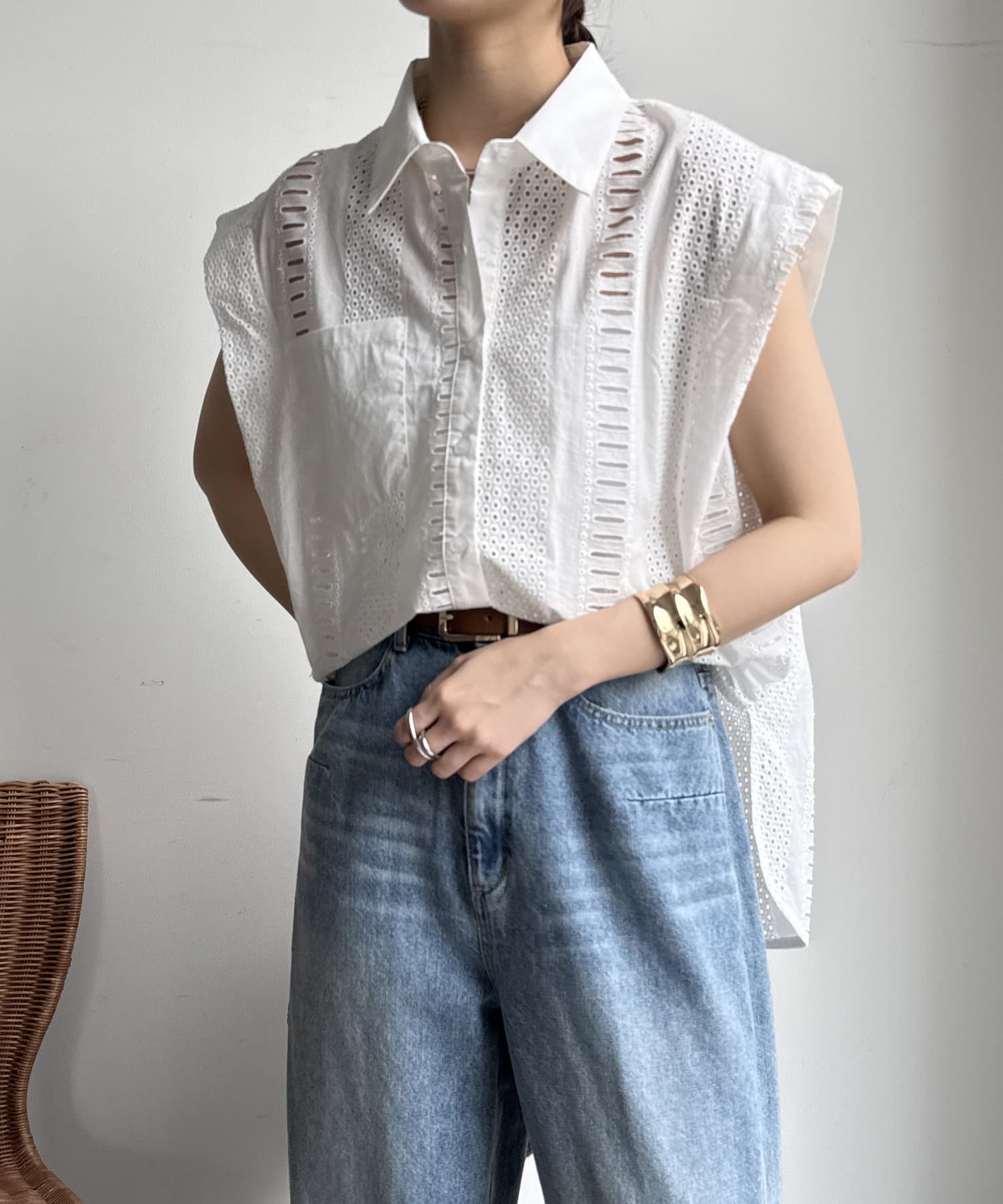 【WEB限定】ハシゴレースシャツ | DOUDOU(ドゥドゥ)レディース | PAL CLOSET(パルクローゼット) - パルグループ公式 ...