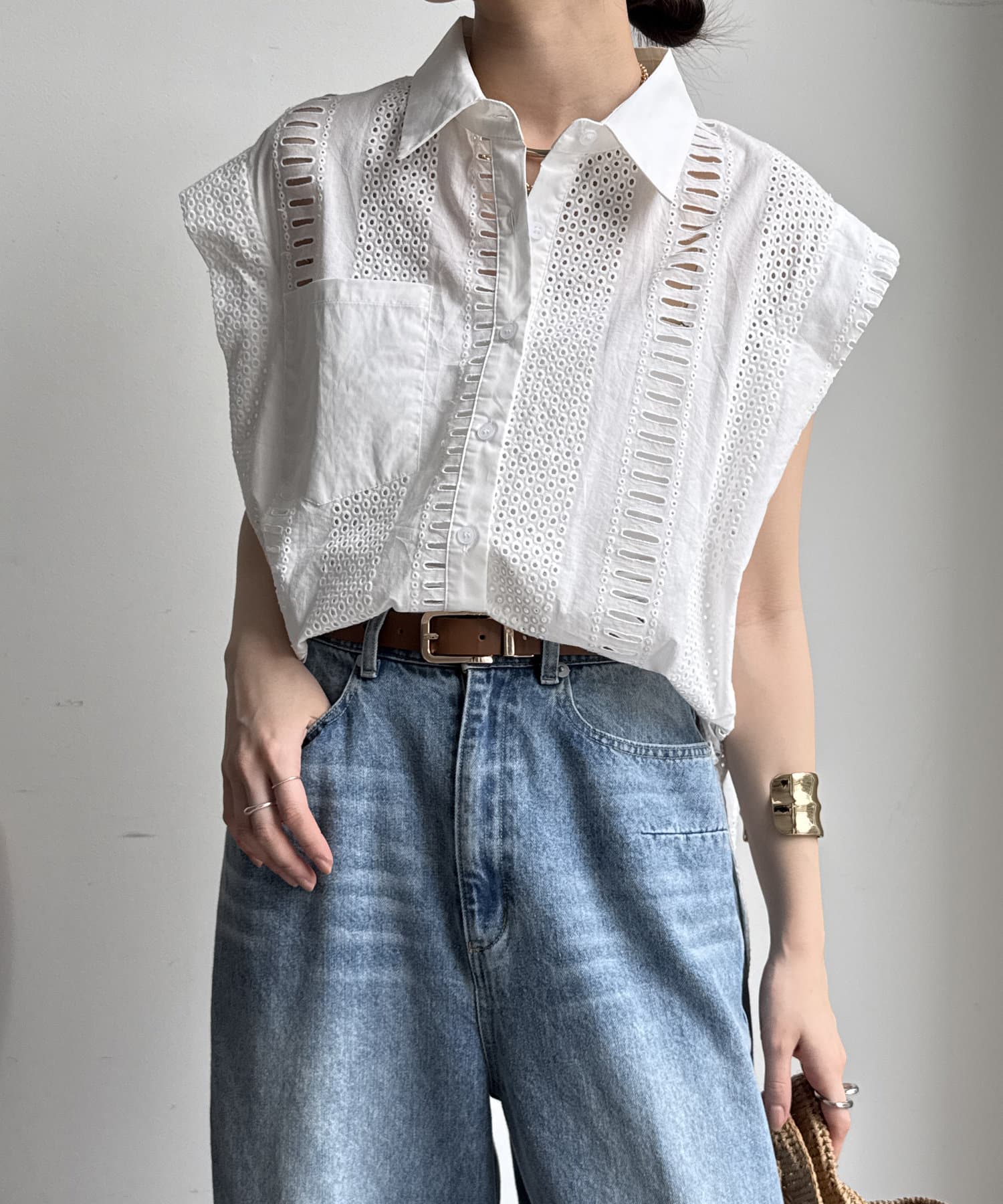 【WEB限定】ハシゴレースシャツ | DOUDOU(ドゥドゥ)レディース | PAL CLOSET(パルクローゼット) - パルグループ公式 ...