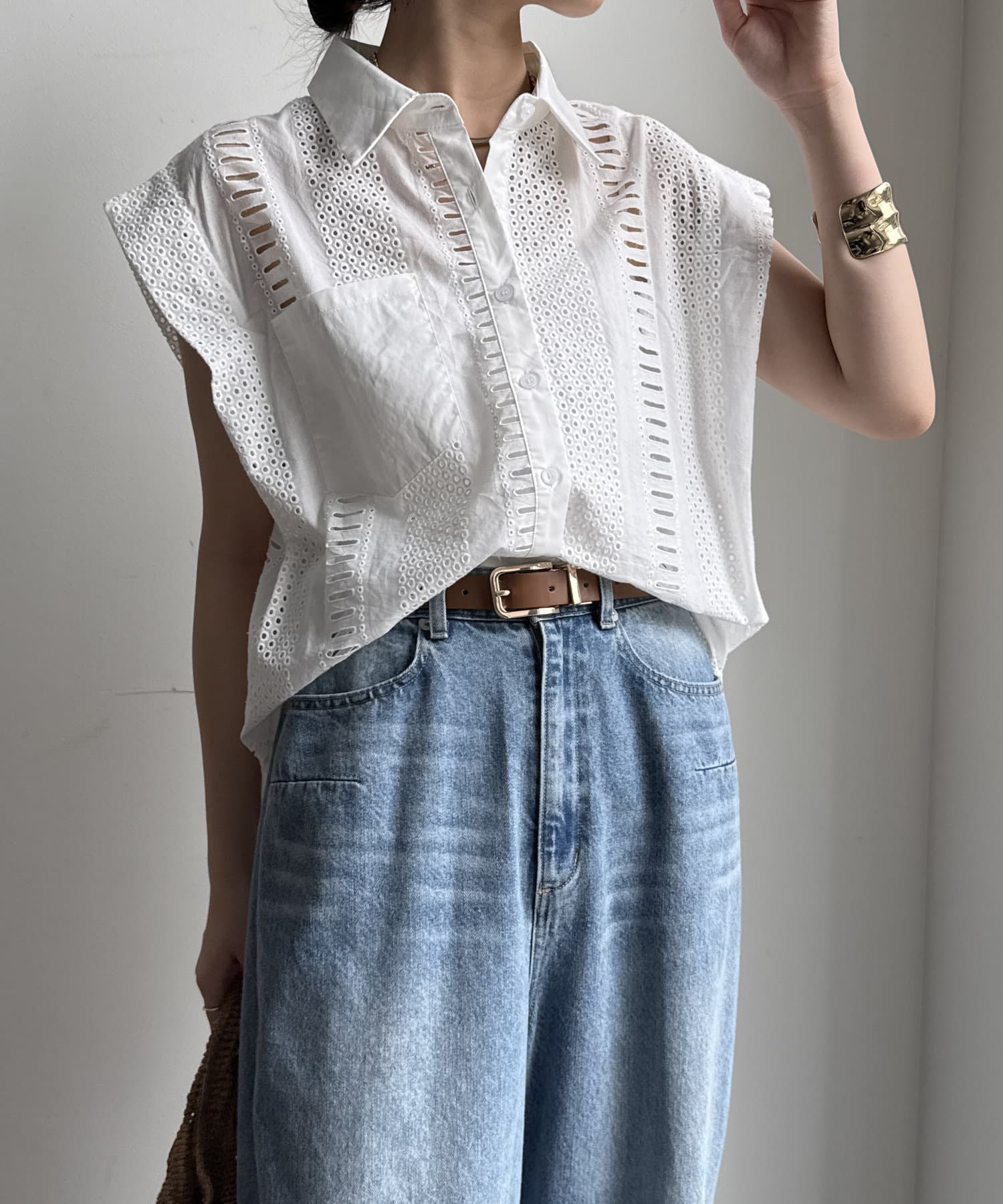 【WEB限定】ハシゴレースシャツ | DOUDOU(ドゥドゥ)レディース | PAL CLOSET(パルクローゼット) - パルグループ公式 ...