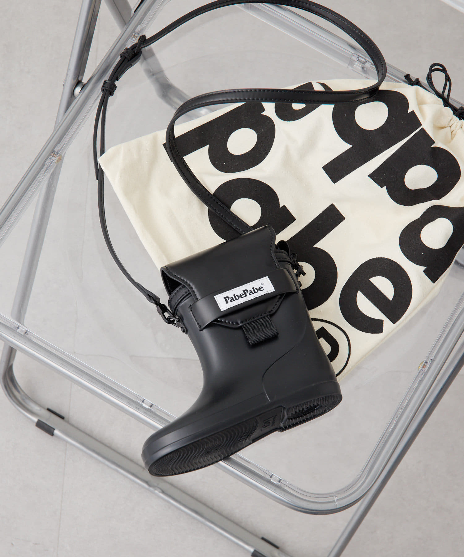 【Pabe Pabe（パべパべ）】Rainboot phone bag/レインブーツ フォンバッグ | ear PAPILLONNER(イア ...