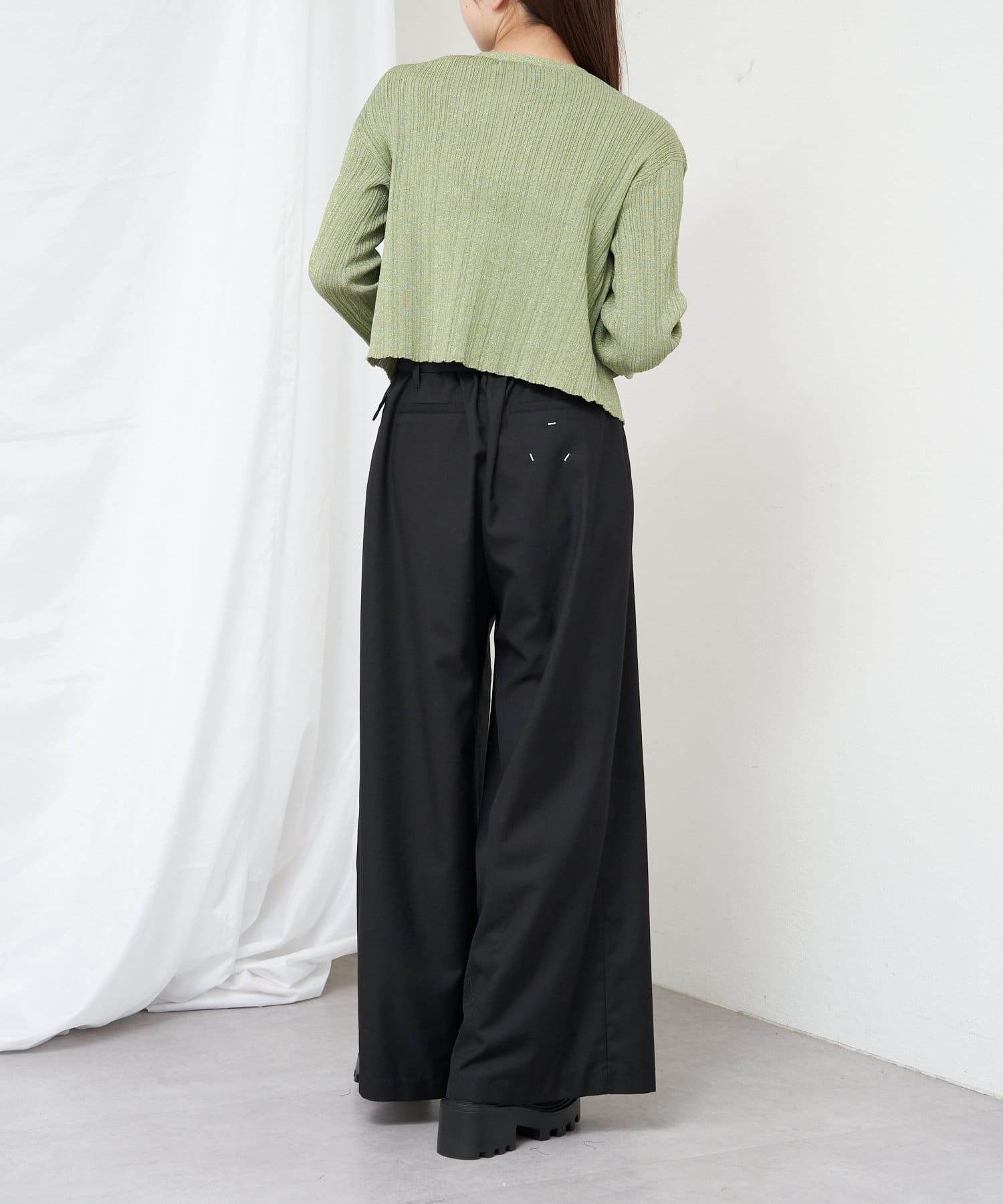 【RAY CASSIN】ベルト付きワイドタックスラックスパンツ | OUTLET(アウトレット)レディース | PAL CLOSET(パル ...